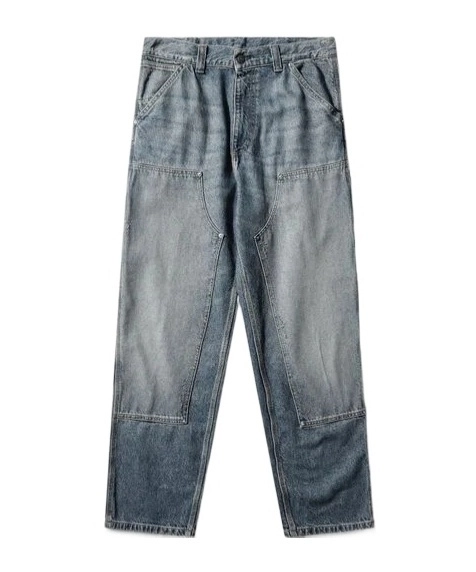 Carhartt Work In Progress Og Double Knee Work Jeans - Blue