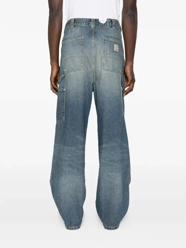 Carhartt Work In Progress Og Double Knee Work Jeans - Blue