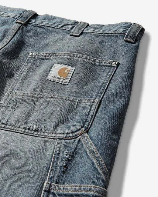 Carhartt Work In Progress Og Double Knee Work Jeans - Blue