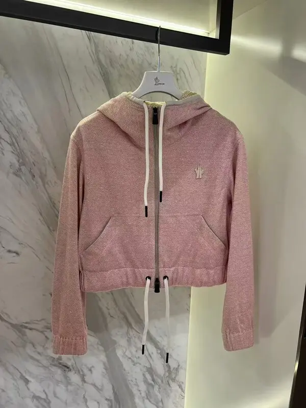 Moncler Zip-up Drawstring Hoodie