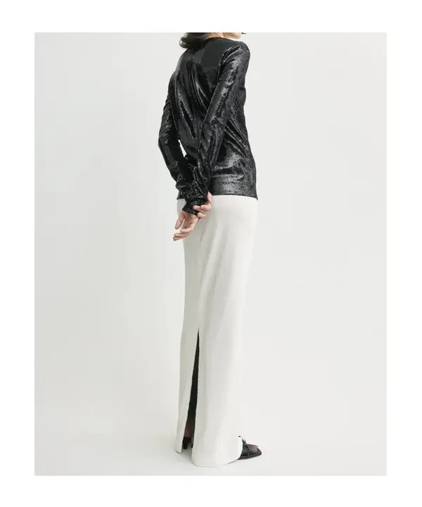 TOTEME Sequin Crew-neck Top