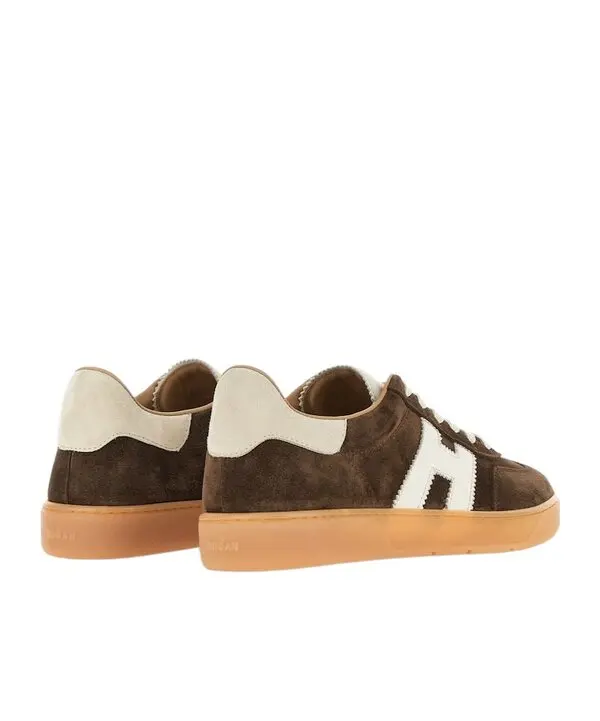 Hogan H647 Suede Low-top Sneakers - Brown