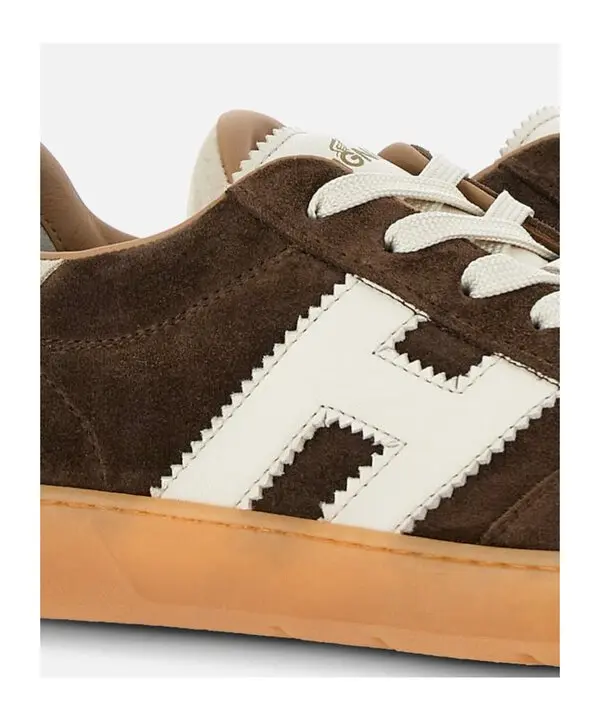 Hogan H647 Suede Low-top Sneakers - Brown