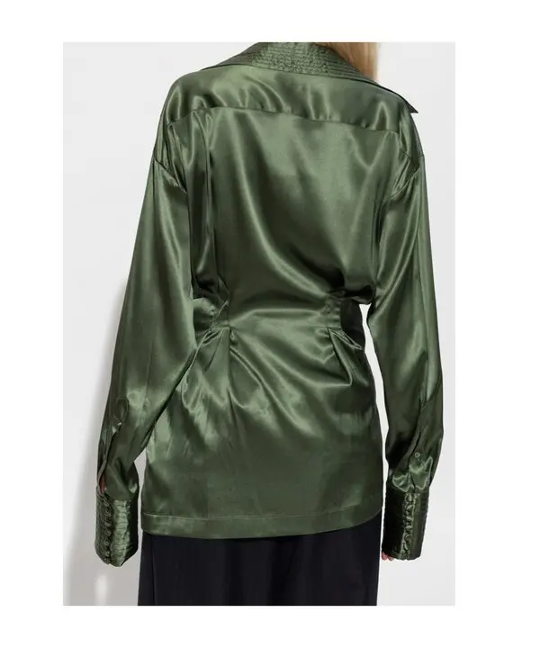 Dries Van Noten Long Sleeve Shirt - Green