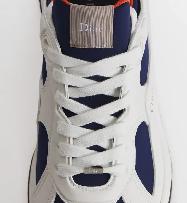 Dior Mile Lace-up Sneakers - White