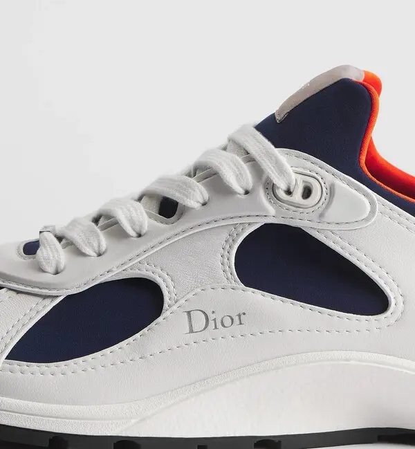 Dior Mile Lace-up Sneakers - White