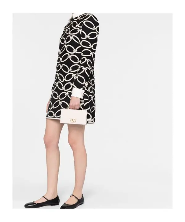 Valentino Garavani Vlogo Foldover Top Shoulder Bag