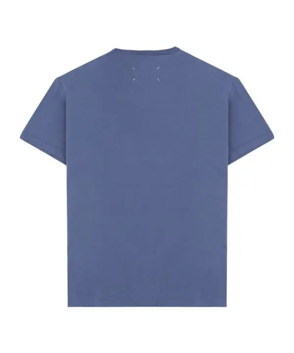 MAISON MARGIELA Logo Embroidered Crewneck T-shirt - No