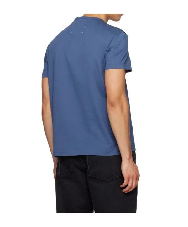 MAISON MARGIELA Logo Embroidered Crewneck T-shirt - No