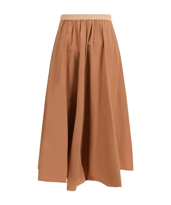 FORTE_FORTE Pleated Taffeta Skirt