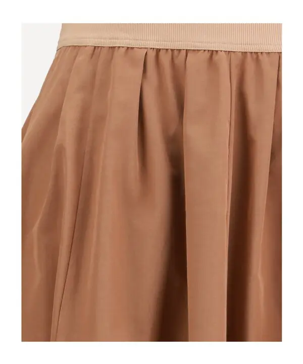 FORTE_FORTE Pleated Taffeta Skirt