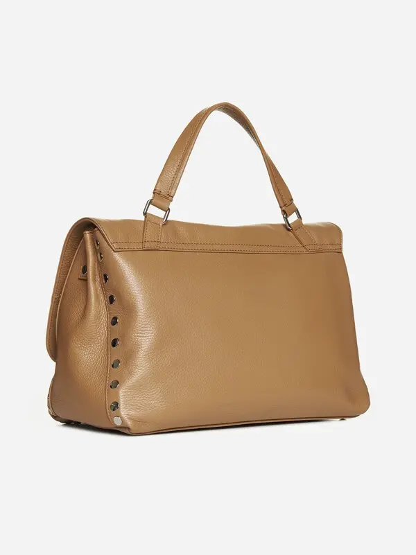 ZANELLATO Postina Daily Twist-lock Medium Tote Bag - Brown