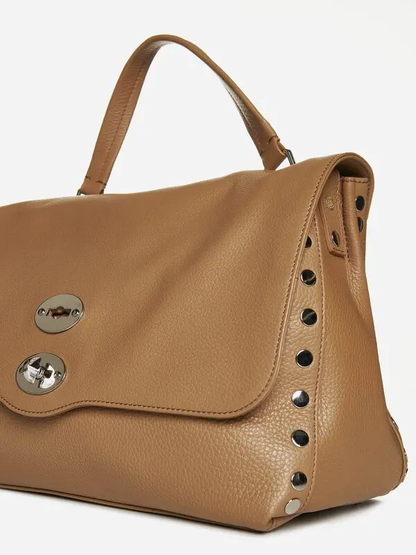 ZANELLATO Postina Daily Twist-lock Medium Tote Bag - Brown
