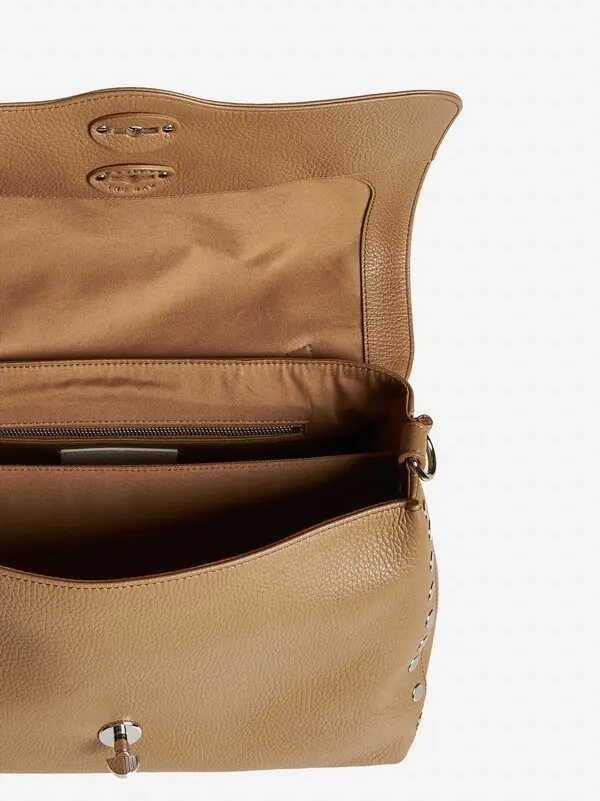 ZANELLATO Postina Daily Twist-lock Medium Tote Bag - Brown