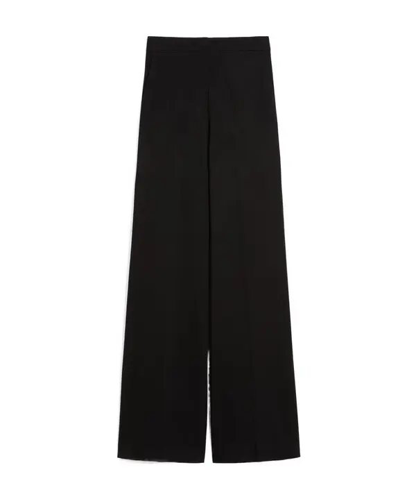 Max Mara Wide Leg Compact Jersey Trousers