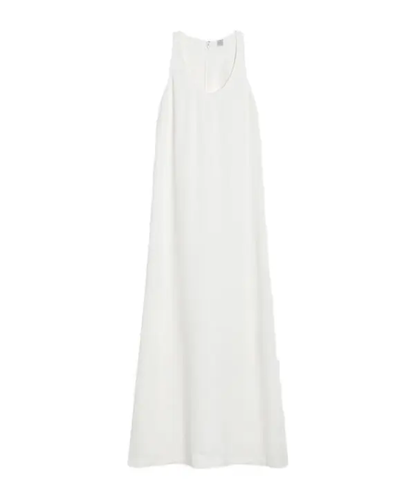 TOTEME Scoop Neck Sleeveless Midi Dress - No