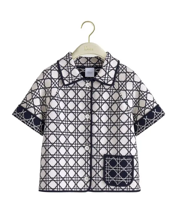 Dior Macrocannage Short-sleeved Jacket - Black