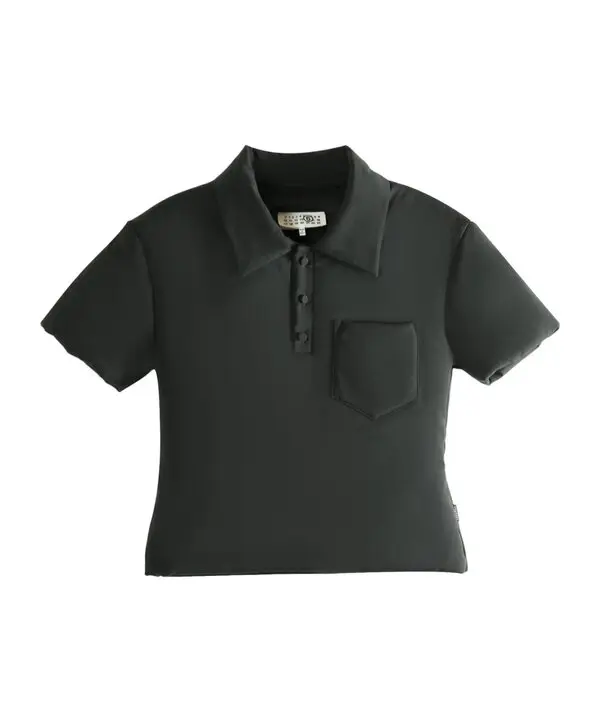 MAISON MARGIELA Padded Polo Top With Chest Pocket