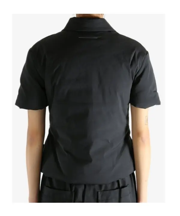 MAISON MARGIELA Padded Polo Top With Chest Pocket