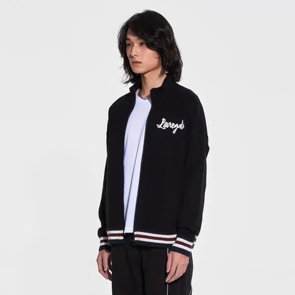 LIUREGALI Logo & Graphic Print Zip-up Jacket