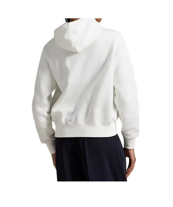 Polo Ralph Lauren Zip-up Hoodie With Drawstring - White