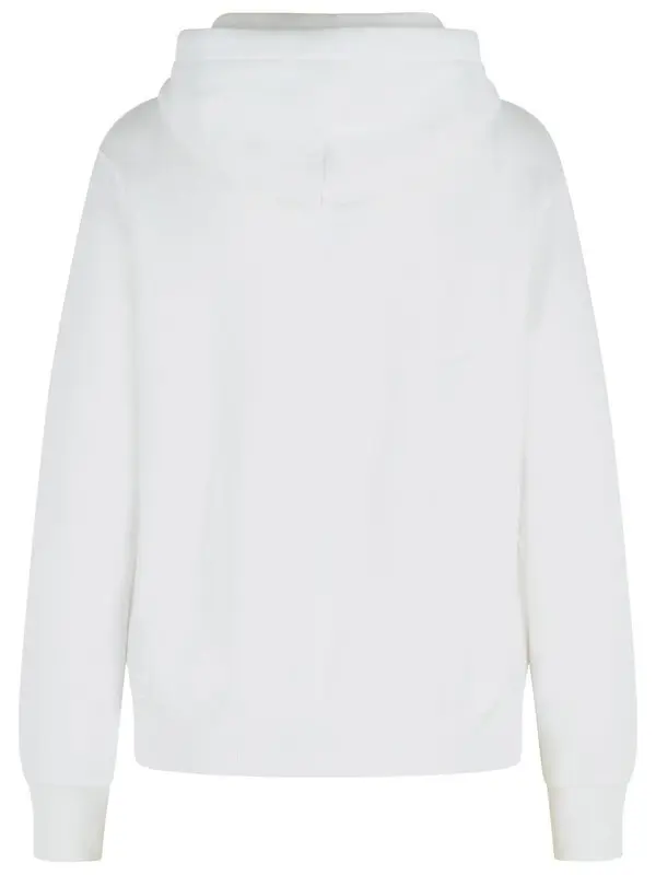 Polo Ralph Lauren Zip-up Hoodie With Drawstring - White