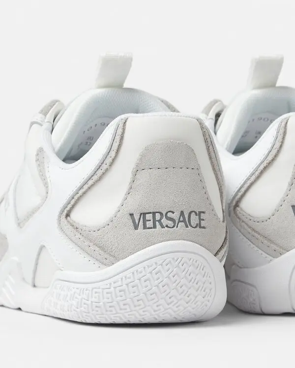 Versace Galaxia Lace-up Sneakers - White
