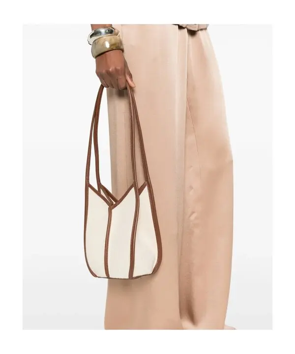 Hereu Calella Leather-trimmed Bucket Bag