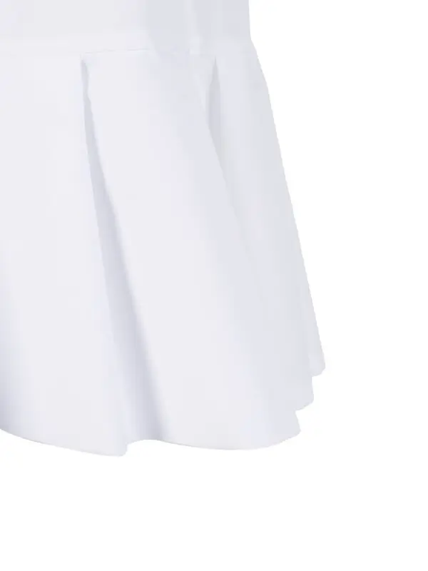 Max Mara Poplin Tie Fastened Top - White