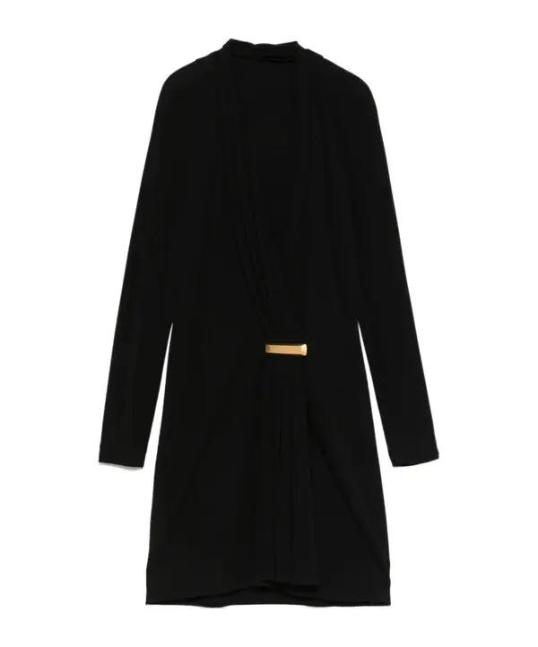 TOM FORD V-neck Draped Mini Dress