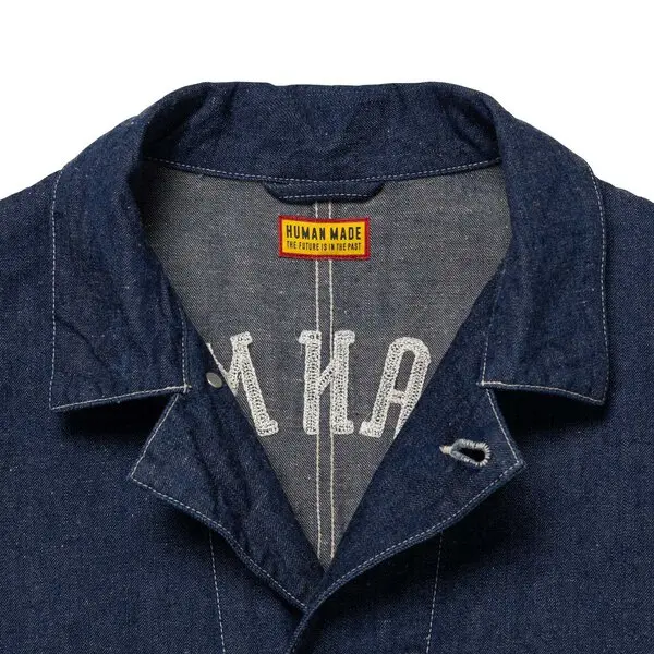 HUMAN MADE Collared Long-sleeved Denim Jacket