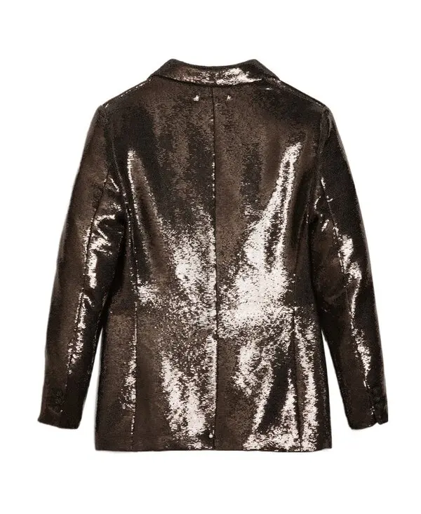 GOLDEN GOOSE Sequined Single-breasted Blazer