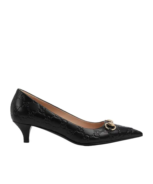Gucci Horsebit Detailed Pointed-toe Pumps - Black