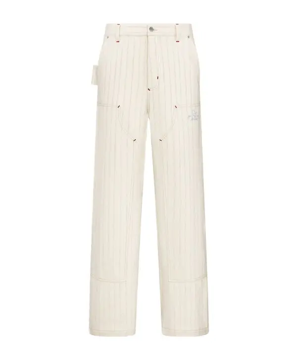 Dior Carpenter Jeans With Pinstripes