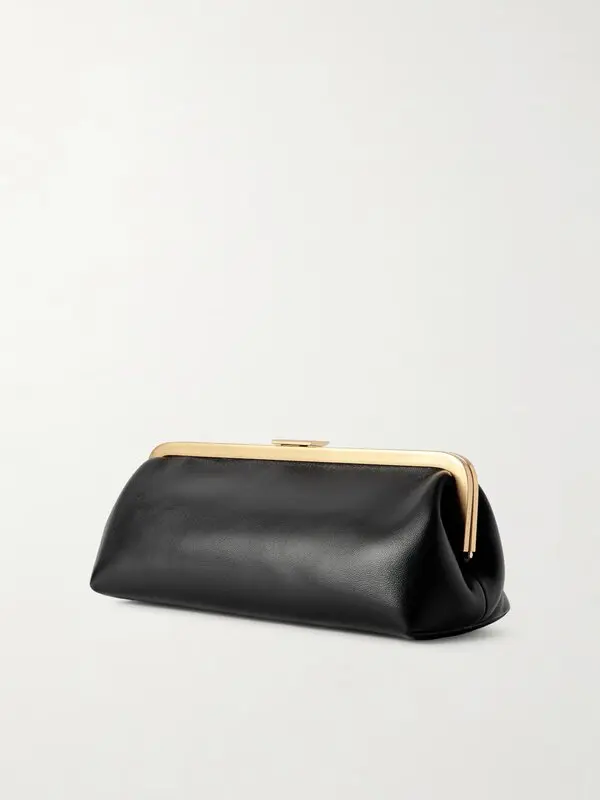 Proenza Schouler Amory Leather Clutch - Black