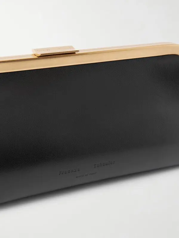 Proenza Schouler Amory Leather Clutch - Black