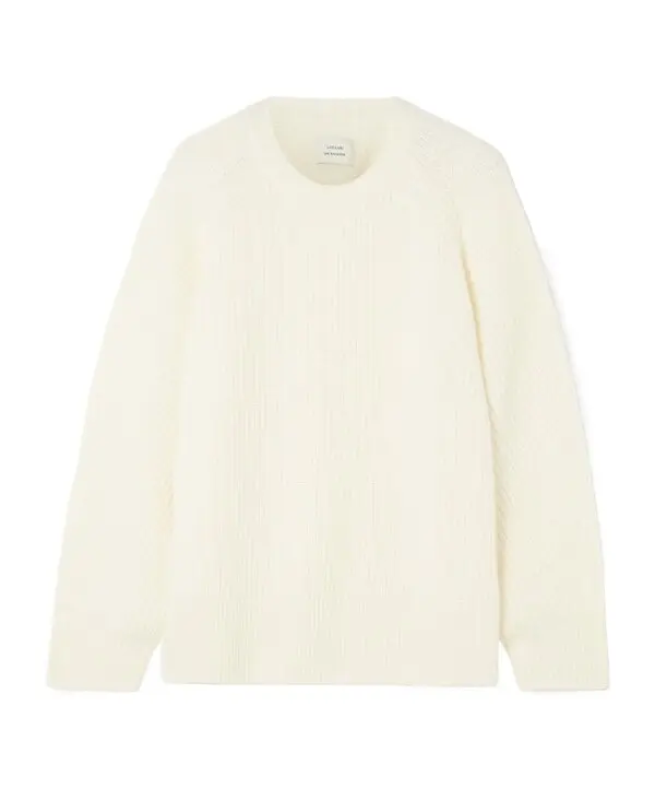 Loulou De Saison Dakota Ribbed Cashmere Sweater