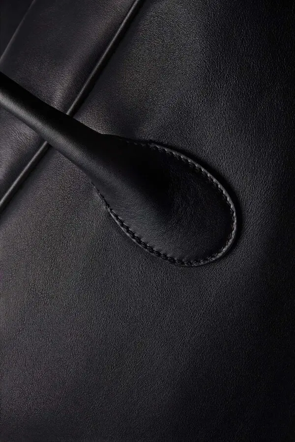 Magda Butrym Brigitte Leather Travel Bag With Flower Charm - Black