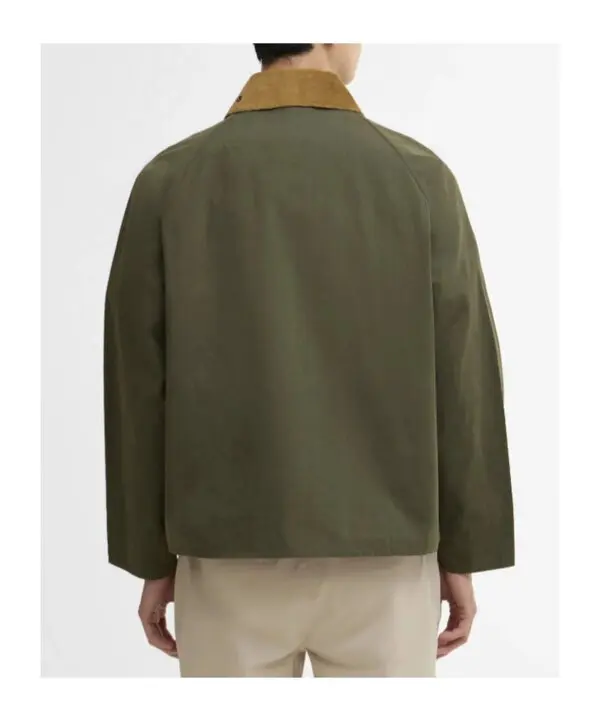 Barbour Corduroy Collar Plaid Lined Jacket