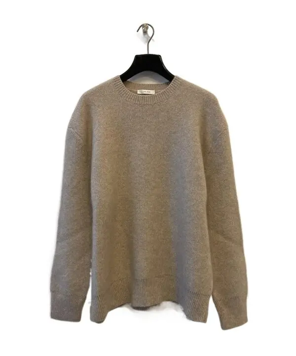 THE ROW Crew Neck Cashmere Sweater - Brown