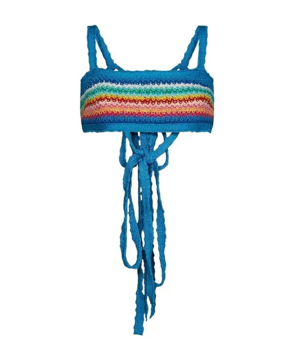 Alanui Over The Rainbow" Sleeveless Knitted Top