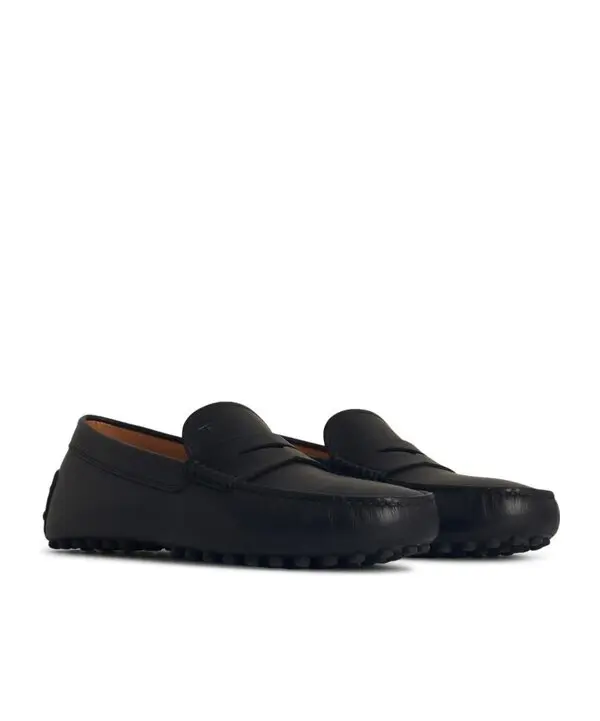 TOD'S Logo Embossed Penny Loafers