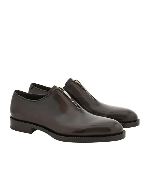 FERRAGAMO Zip Derby Shoes