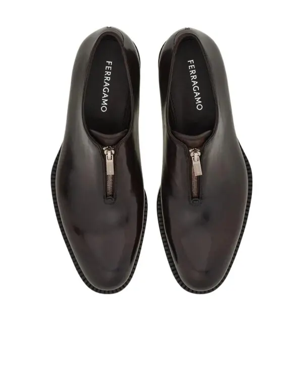 FERRAGAMO Zip Derby Shoes