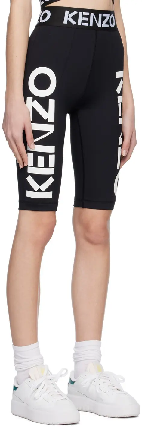 Kenzo Logo Printed Knee-length Athletic Shorts