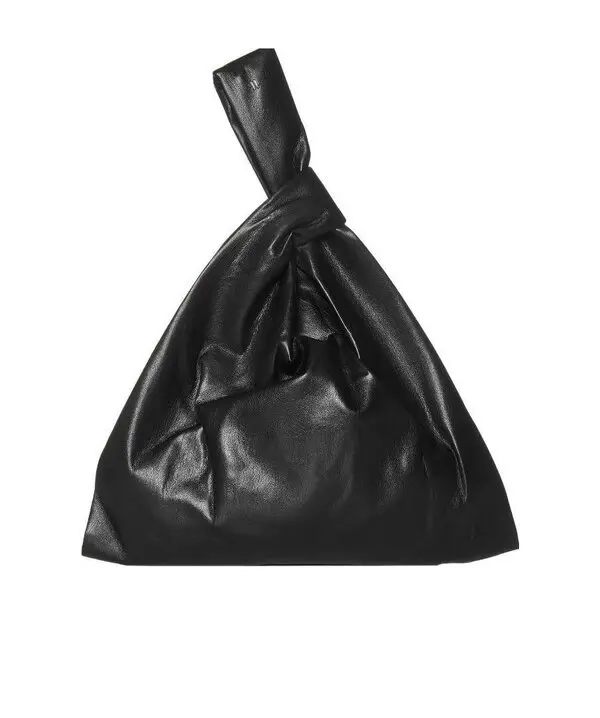 Nanushka Logo Embossed Tote Bag - Black