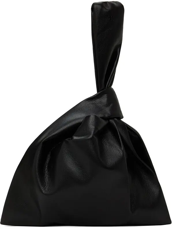 Nanushka Logo Embossed Tote Bag - Black