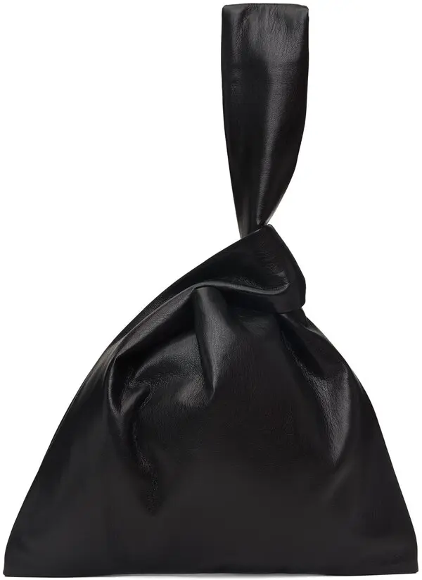 Nanushka Logo Embossed Tote Bag - Black