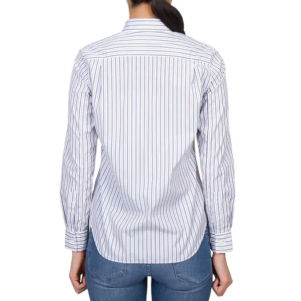 Play Comme Des Garcon Striped Long Sleeve Shirt