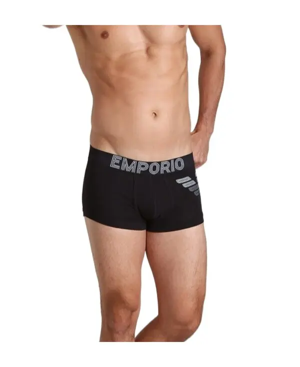 Emporio Armani Logo Detail Panties - Nude